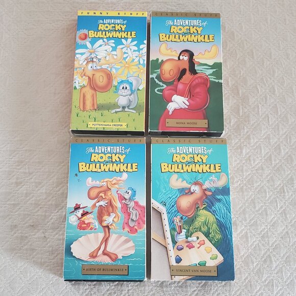 Media | 4 Adventures Of Rocky And Bullwinkle Vol 1 2 3 Pottsylvania ...